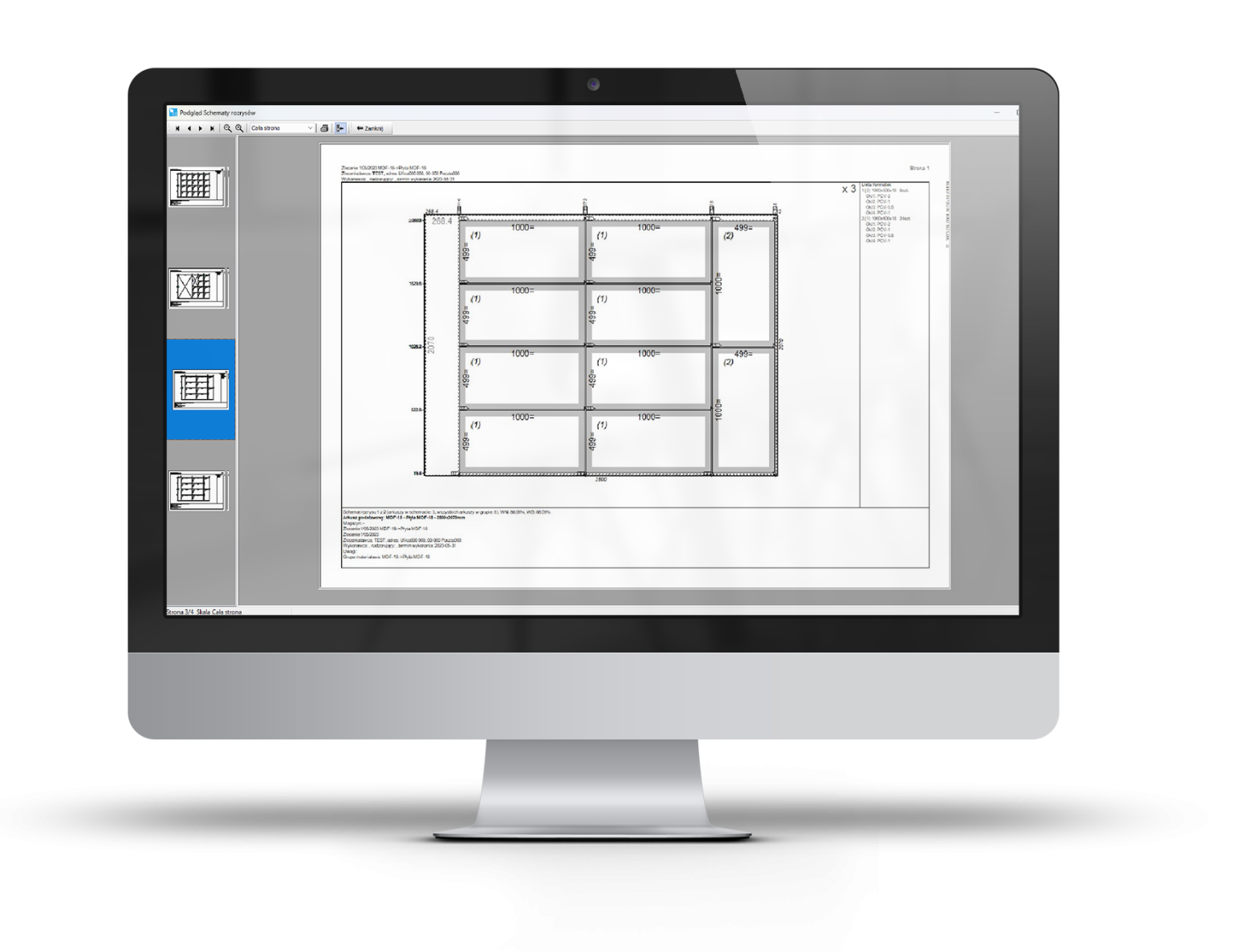 Formatyzacja 5 - sieciowy program do rozkroju płyt meblowych - AGMAsoft